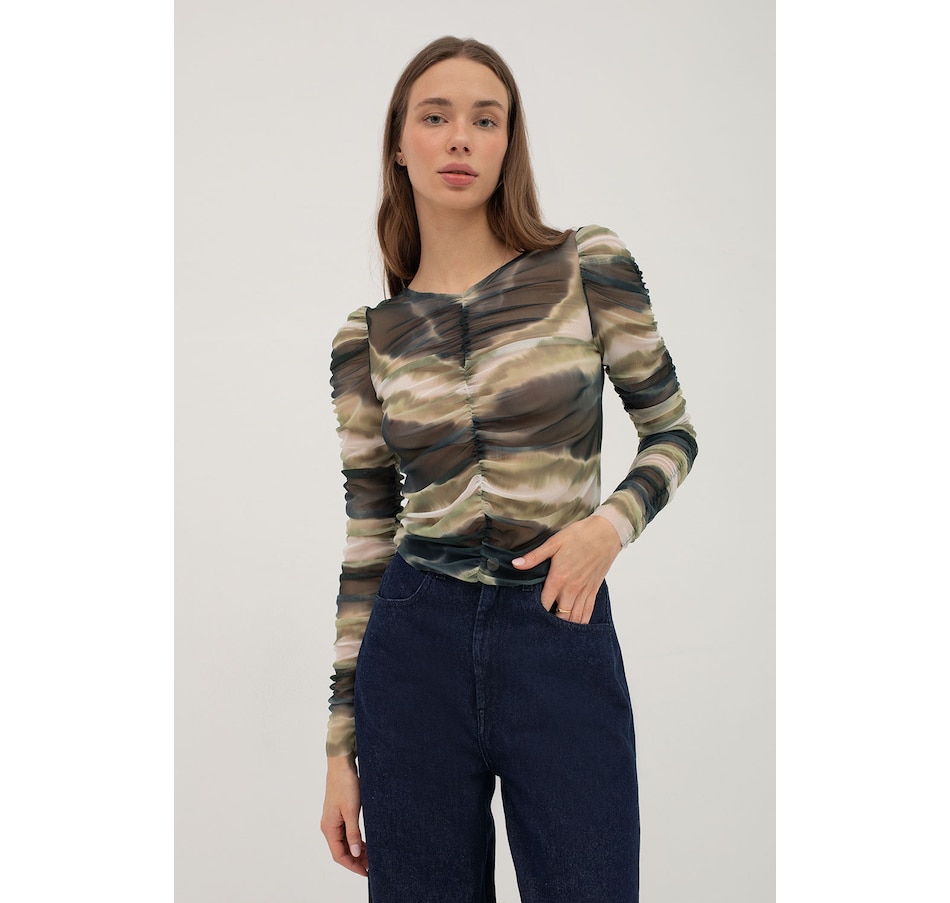 Mus & Bombon Misuri Long Sleeve Mesh Top - TSC.ca