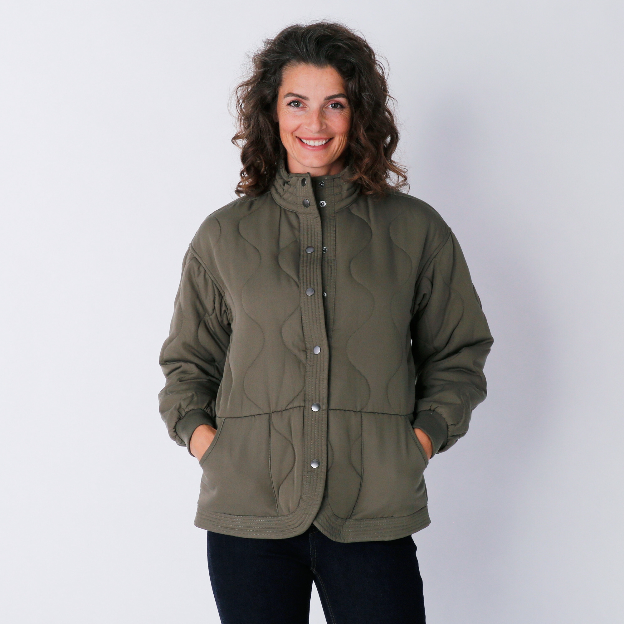 Bellina Quilted Snap Front Jacket - TSC.ca