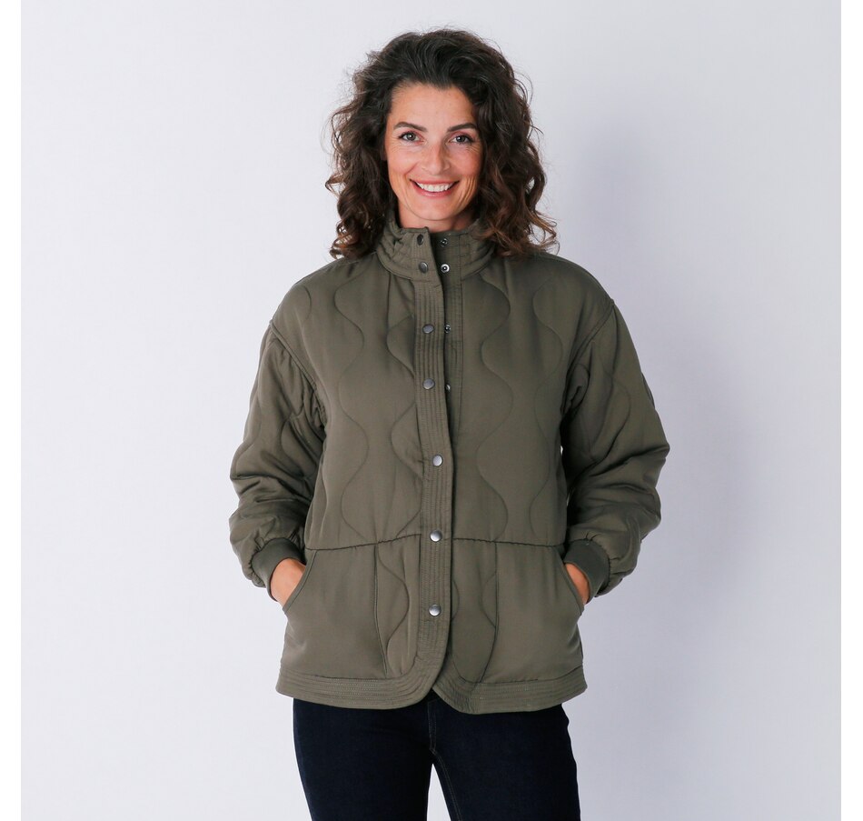 Bellina Quilted Snap Front Jacket - TSC.ca