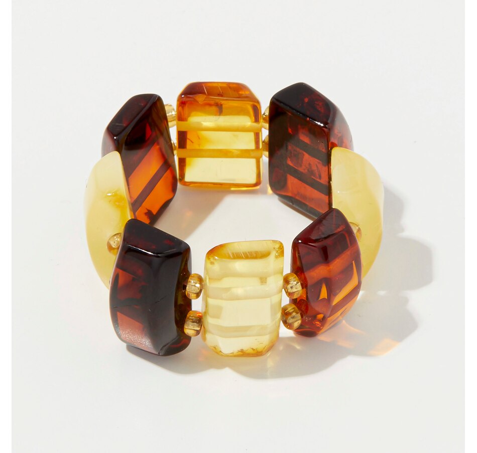 Jewellery - Rings - Amber Extraordinaire Artisan Collection Rectangle ...