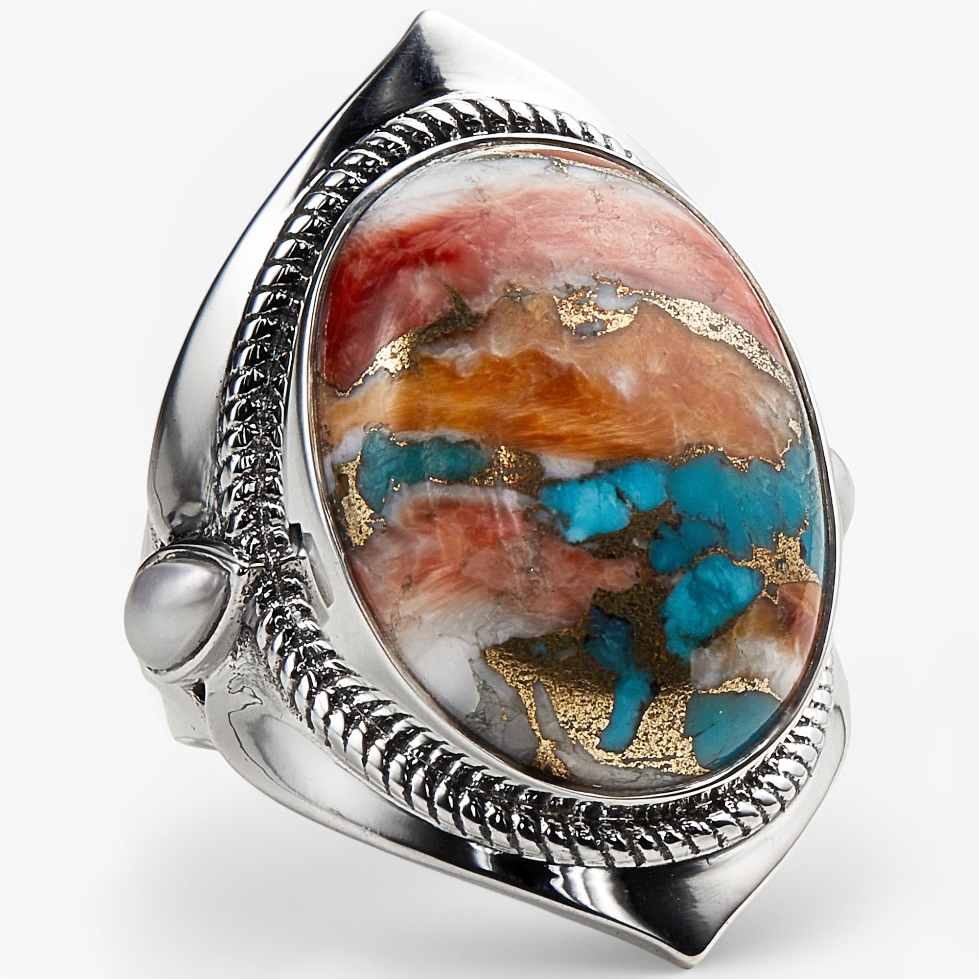Himalayan Gems Sterling Silver Gemstone Ring - TSC.ca