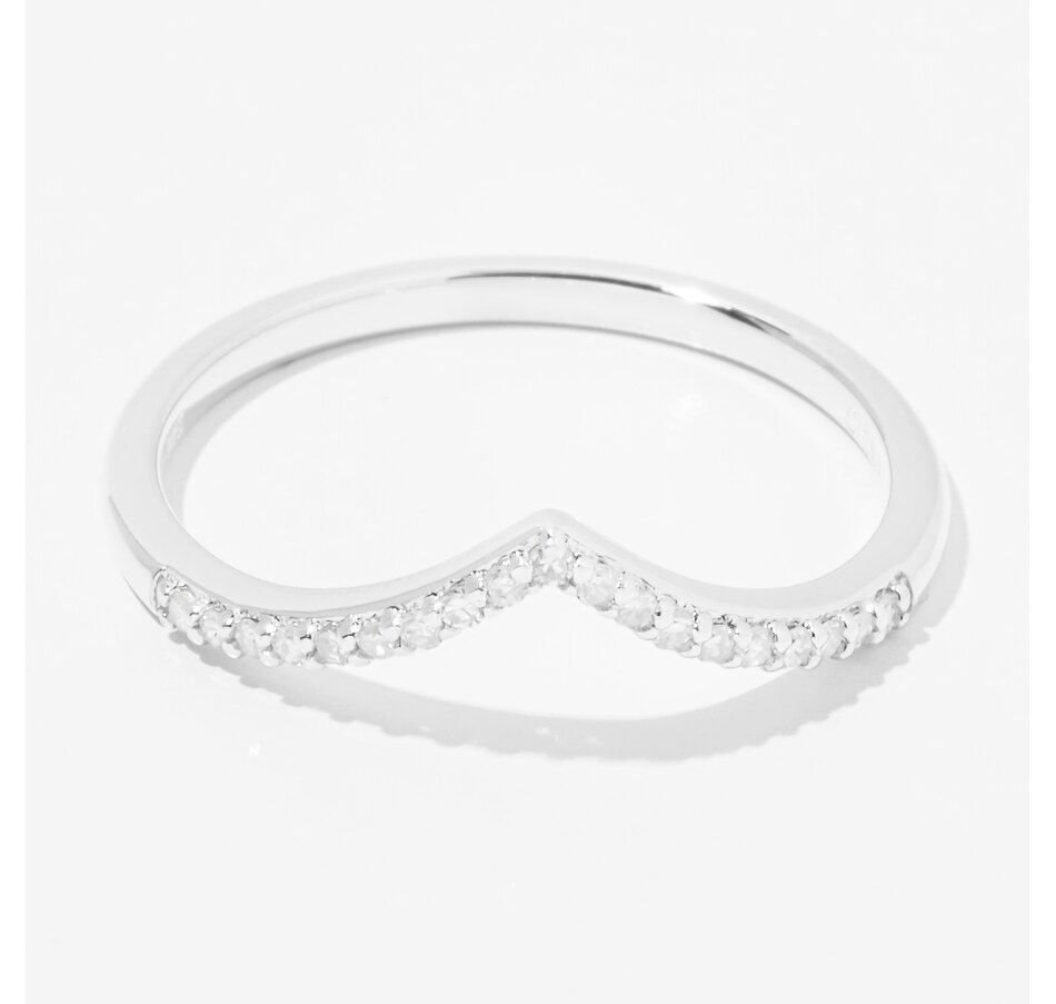 Jewellery - Rings - Color Of Diamonds Sterling Silver/14K 1 Mic 0.10 ...