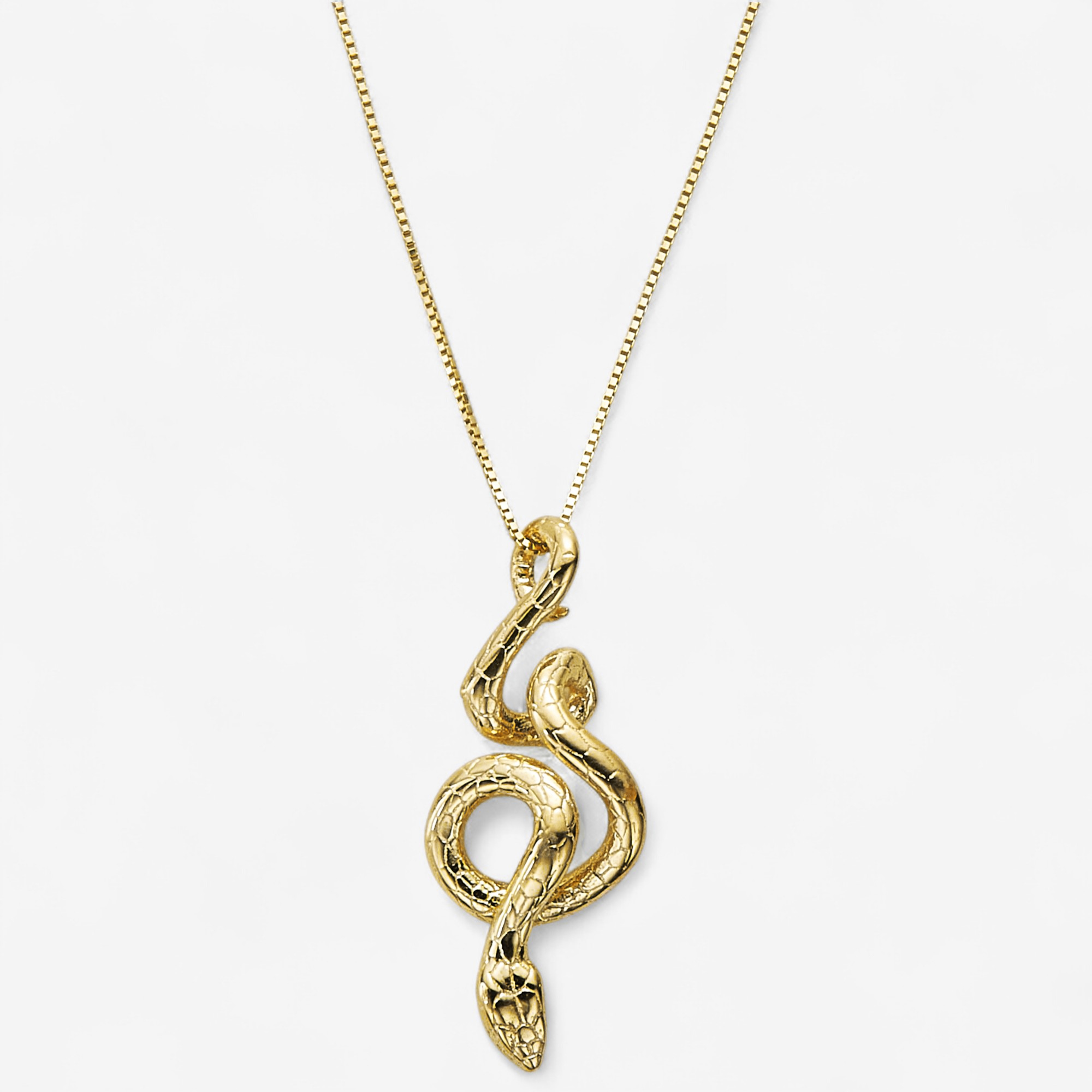 Stefano Oro 14K Yellow Gold Snake Necklace - TSC.ca