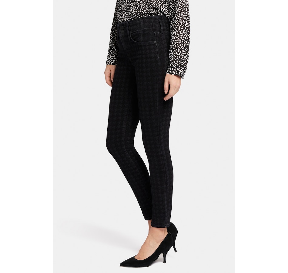NYDJ Ami Skinny Houndstooth Burnout Jean - TSC.ca