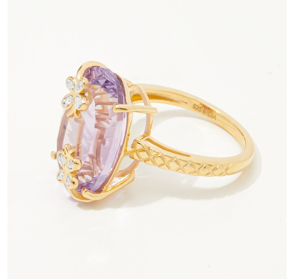 Jewellery - Rings - Gem Reflections Sterling Silver/14K Yellow Gold 1 ...