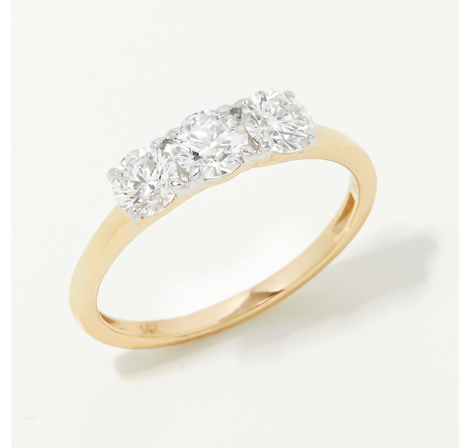 EVERA 14K Gold Diamond Ring - TSC.ca
