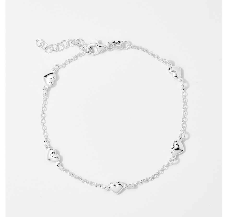 Silver Gallery Sterling Silver Multi Heart Bracelet - TSC.ca