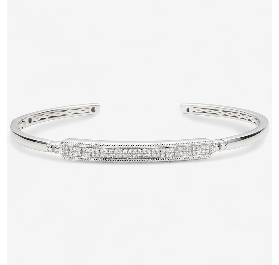 Colours Of Diamonds Sterling Silver 0.50 ctw White Diamond Bangle - TSC.ca