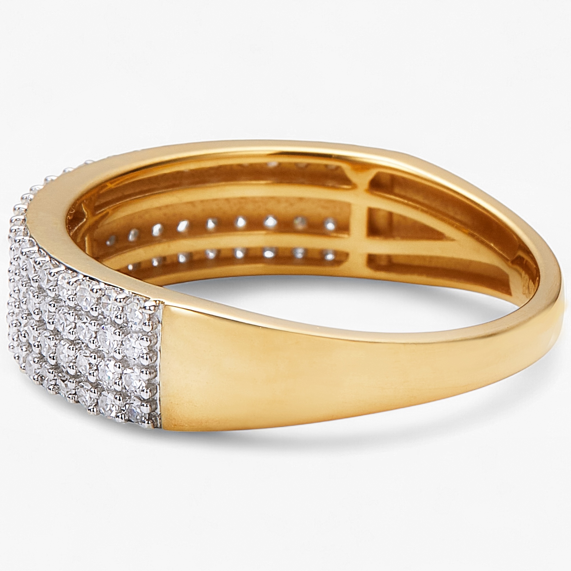 EVERA Diamonds Sterling Silver 0.50 ctw Multi Row Diamond Ring - TSC.ca