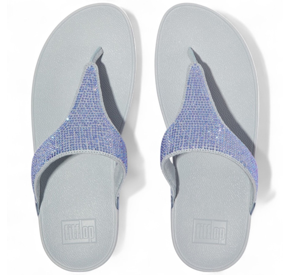 FitFlop Lulu Crystal Embellished Toe-Post Sandal - TSC.ca