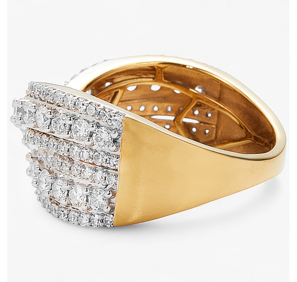 EVERA Diamonds Sterling Silver 1.50ctw Diamond Dome Ring - TSC.ca