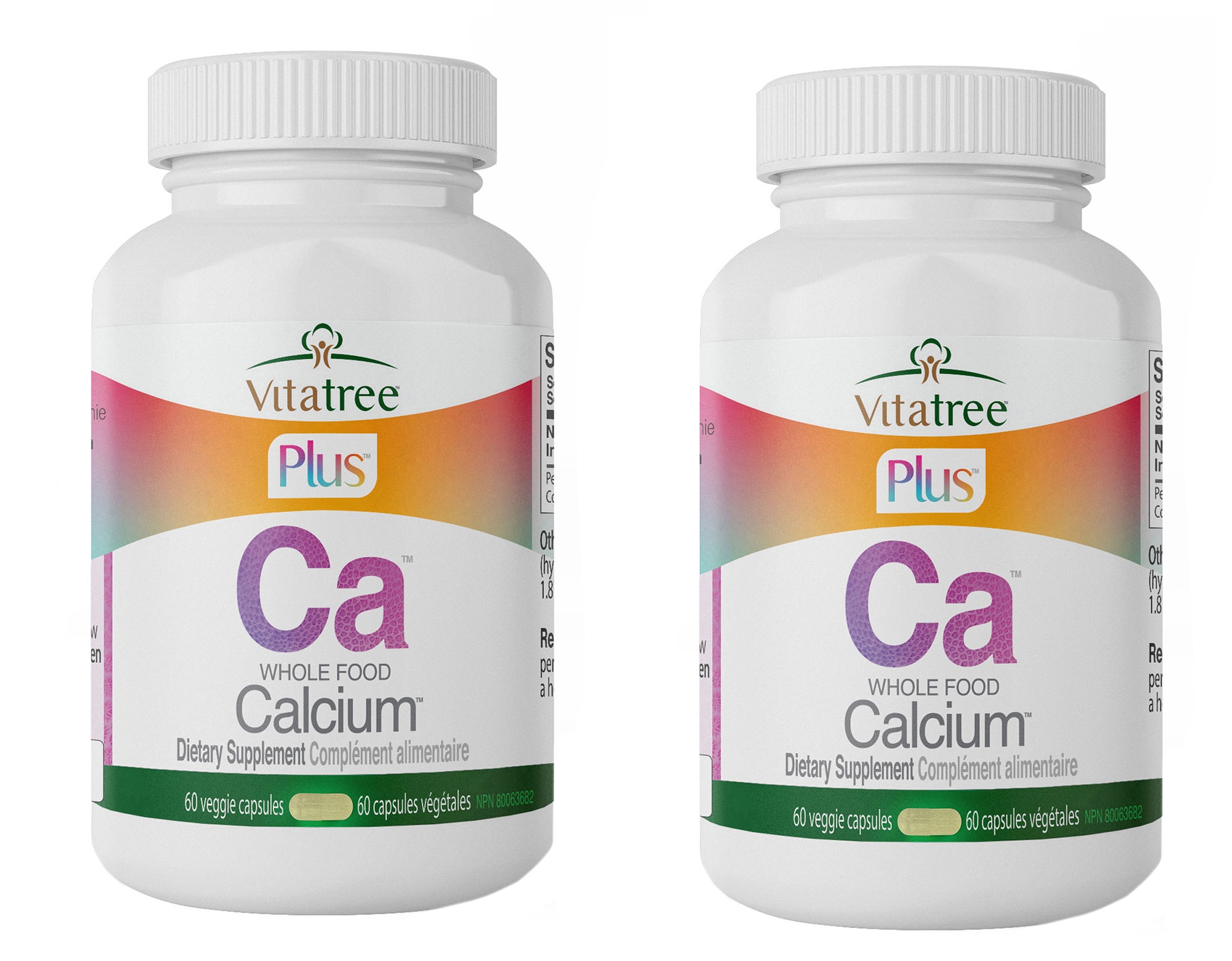 60-Day Auto-Delivery VitaTree Whole Food Calcium Capsules 60 Day - TSC.ca