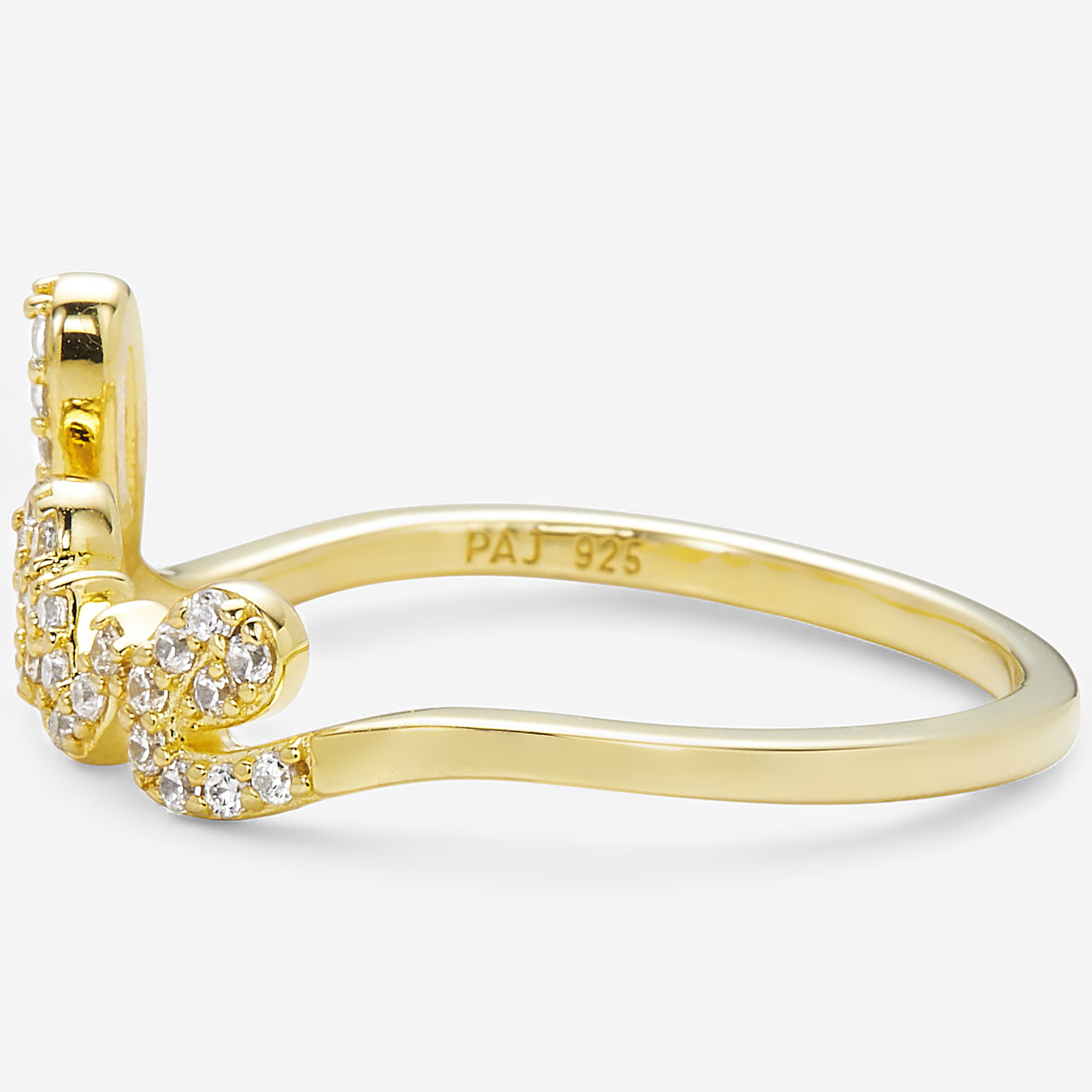 Diamonelle Sterling Silver "Love" Diamonelle Ring - TSC.ca
