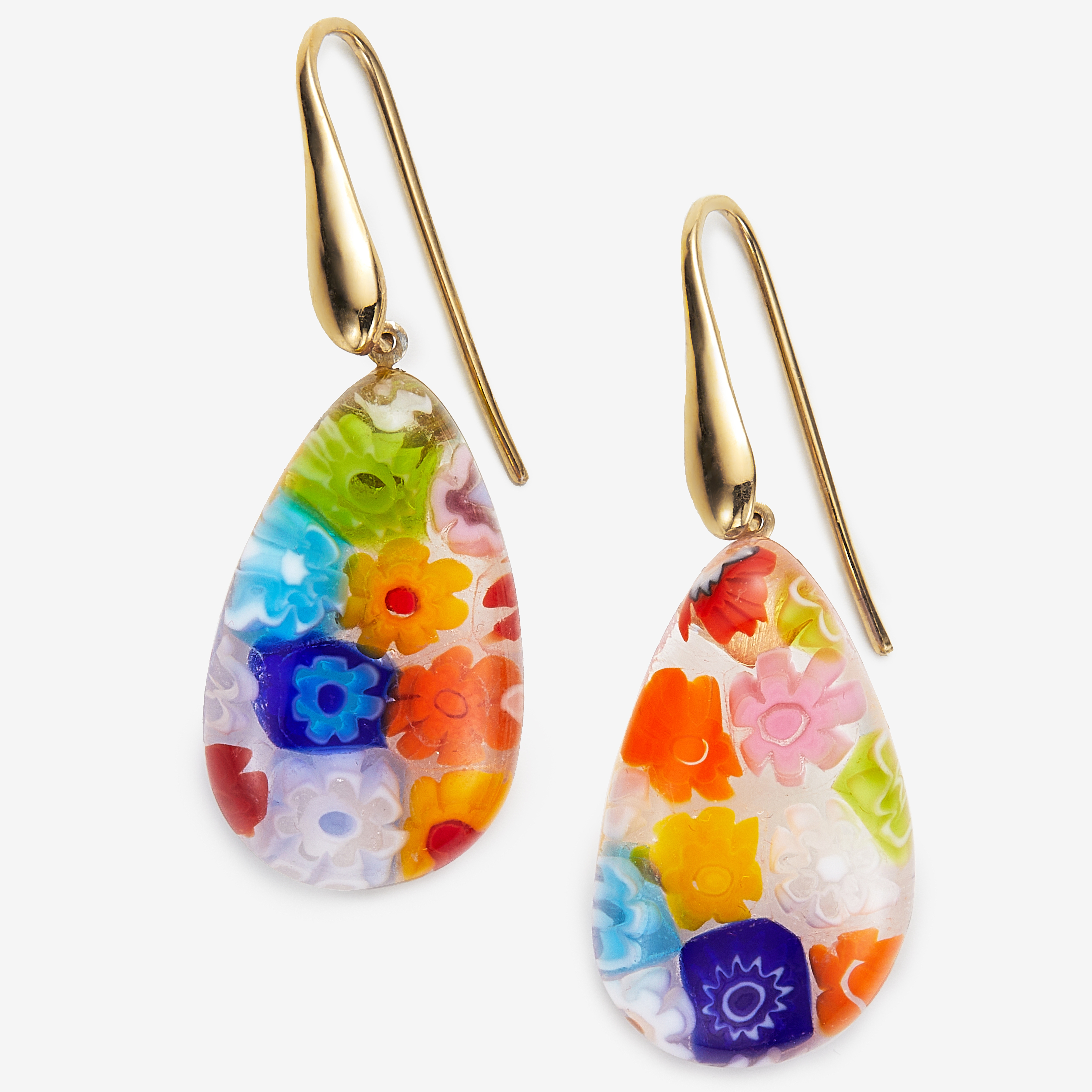 Il Murano Di Francesca Sterling Silver 18K Yellow Gold Plate Murano ...