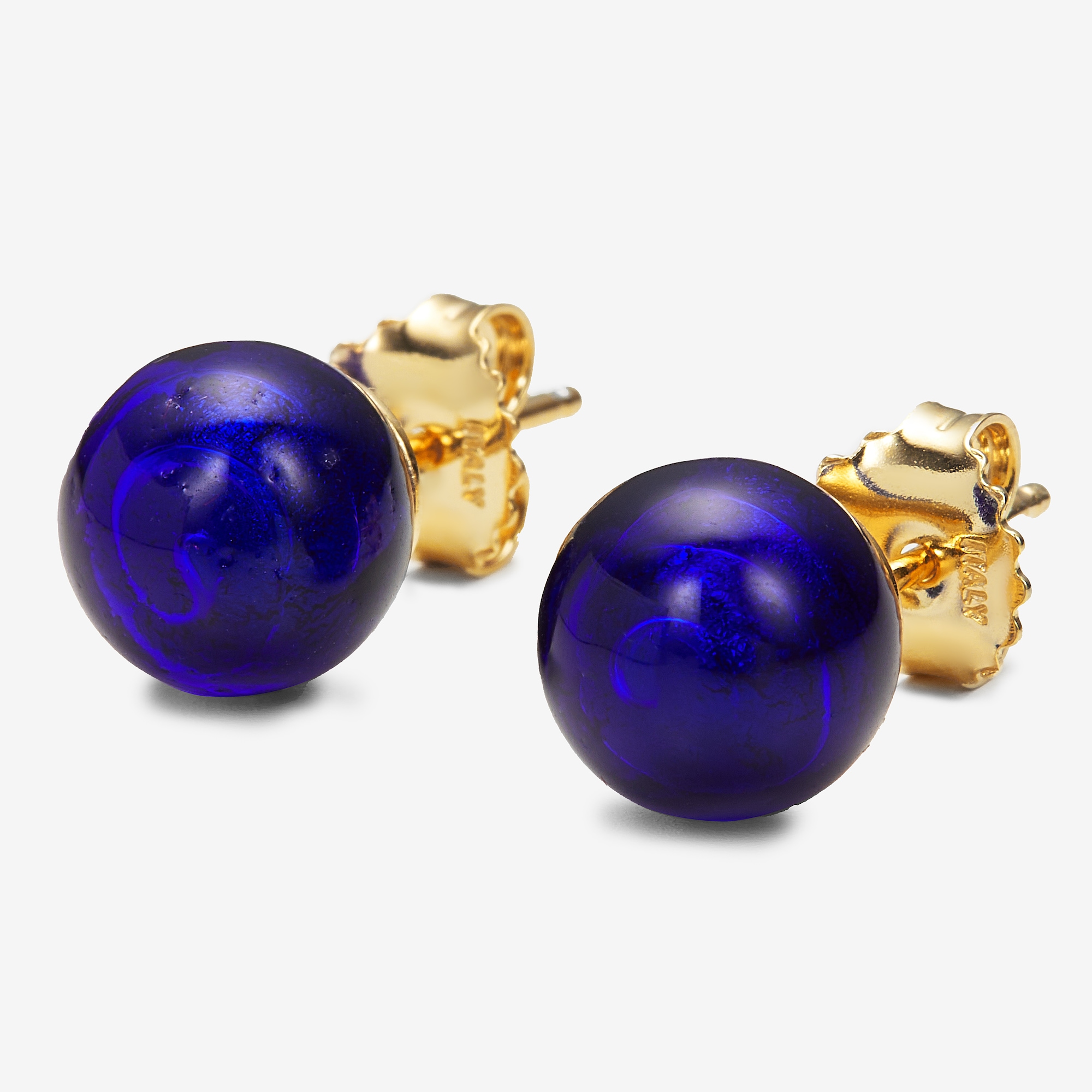 Il Murano Di Francesca Murano Sterling Silver 18K Yellow Gold Plate 8mm ...