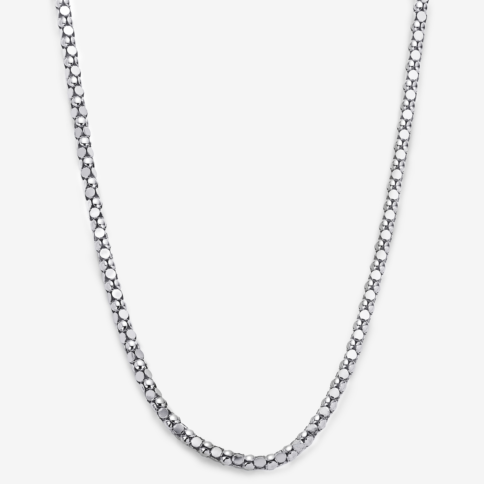 Silver Gallery Sterling Silver Radiant-Cut Coreana Chain Necklace - TSC.ca