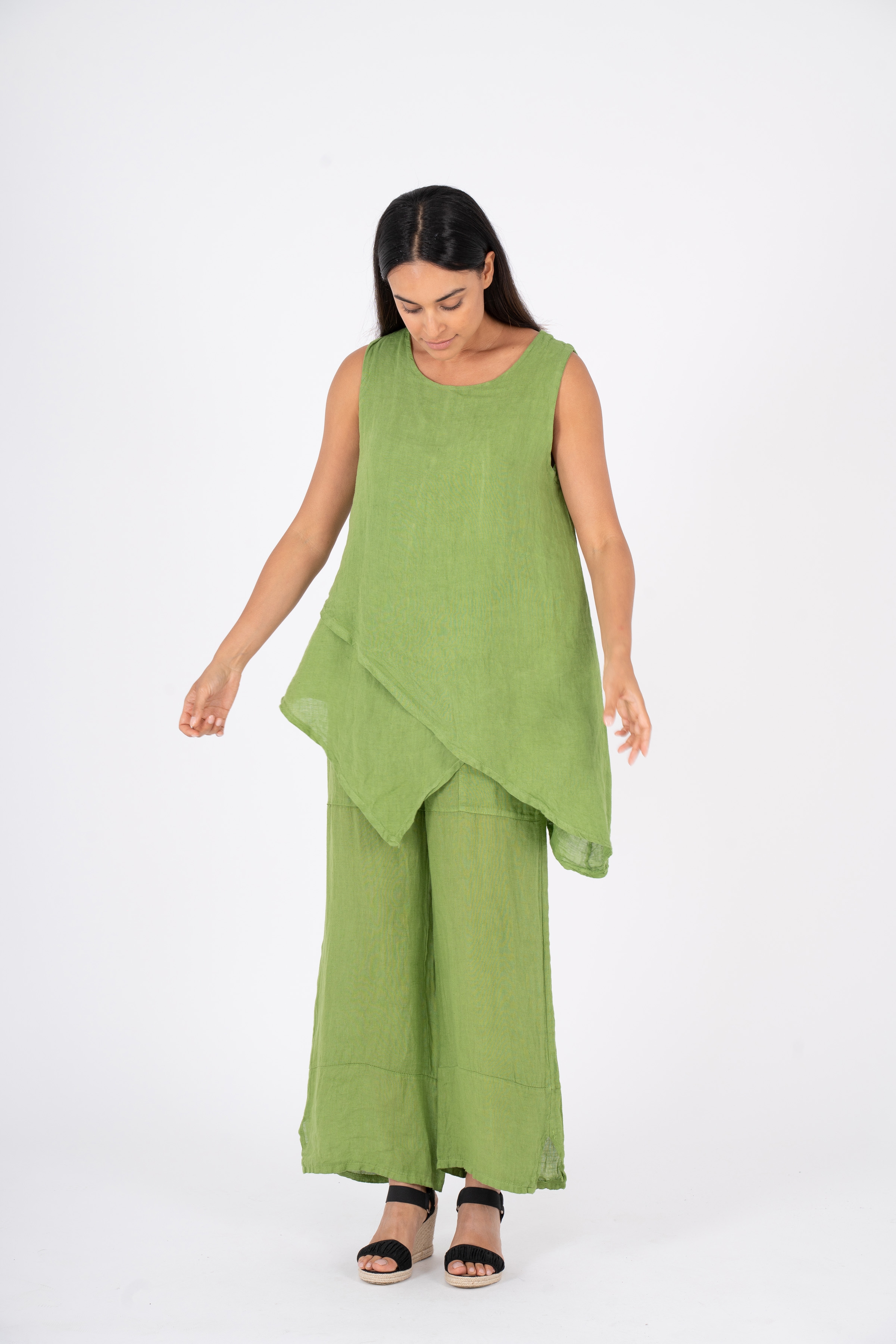 M Made In Italy Asymmetrical Tunic Top - TSC.ca