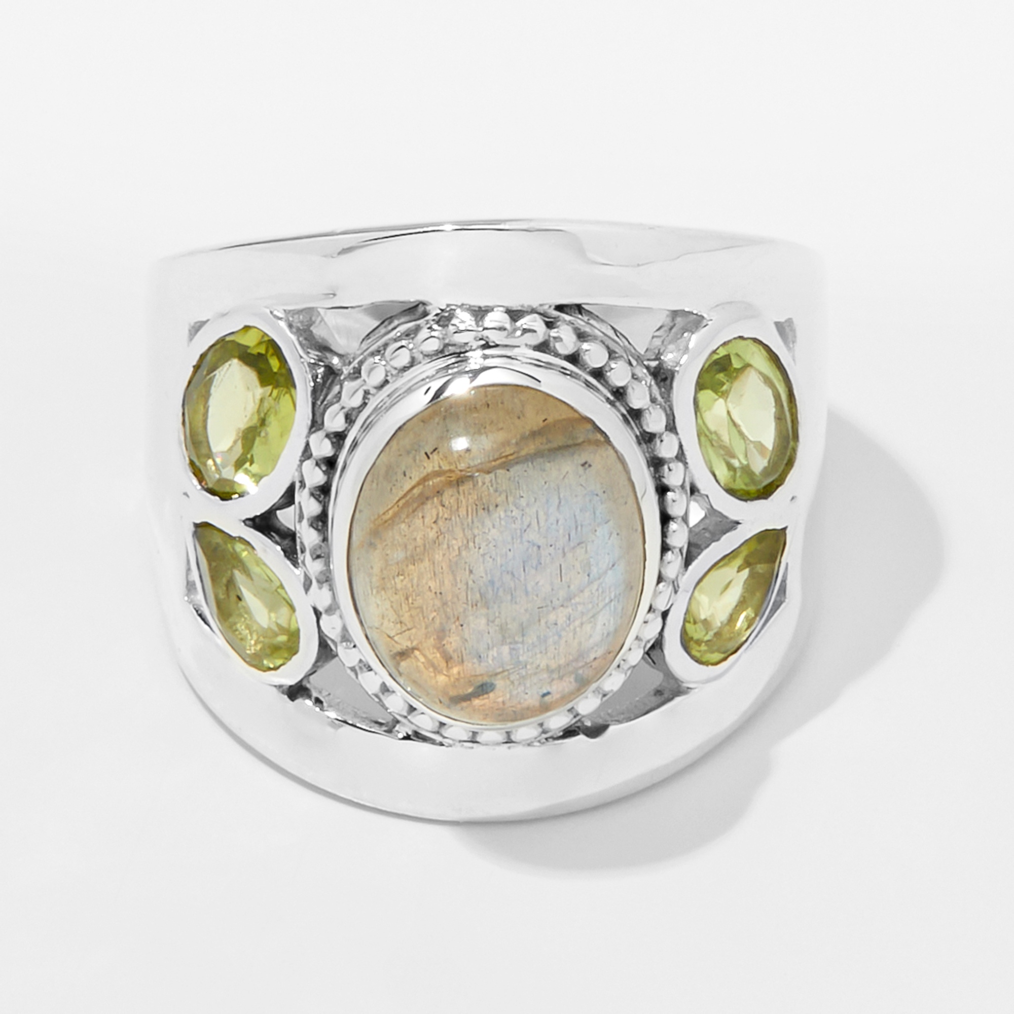 Himalayan Gems Sterling Silver Gemstone Ring - TSC.ca