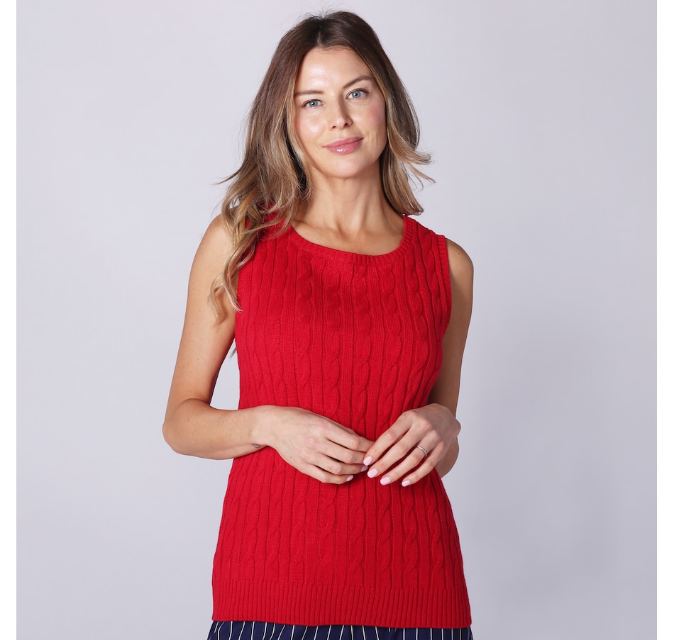 Guillaume Classic Cable Knit Tank - TSC.ca