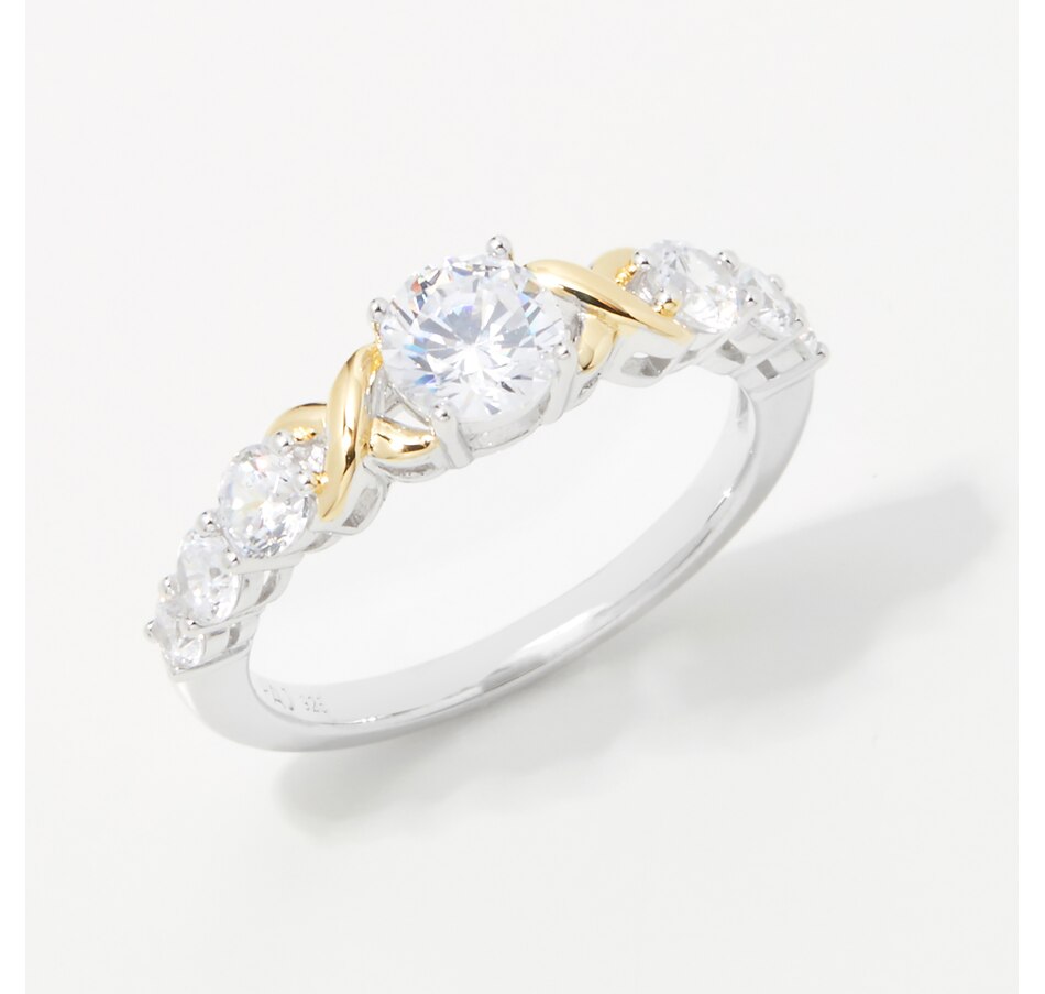 Jewellery - Rings - Diamonelle Two Tone Diamonelle Ring - TSC.ca ...