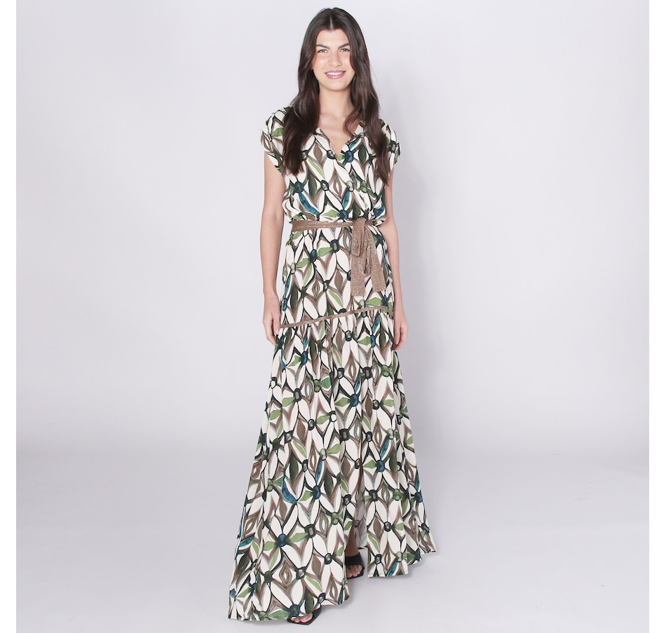 Aggel Knitwear Maxi Dress With Knitted Details - TSC.ca