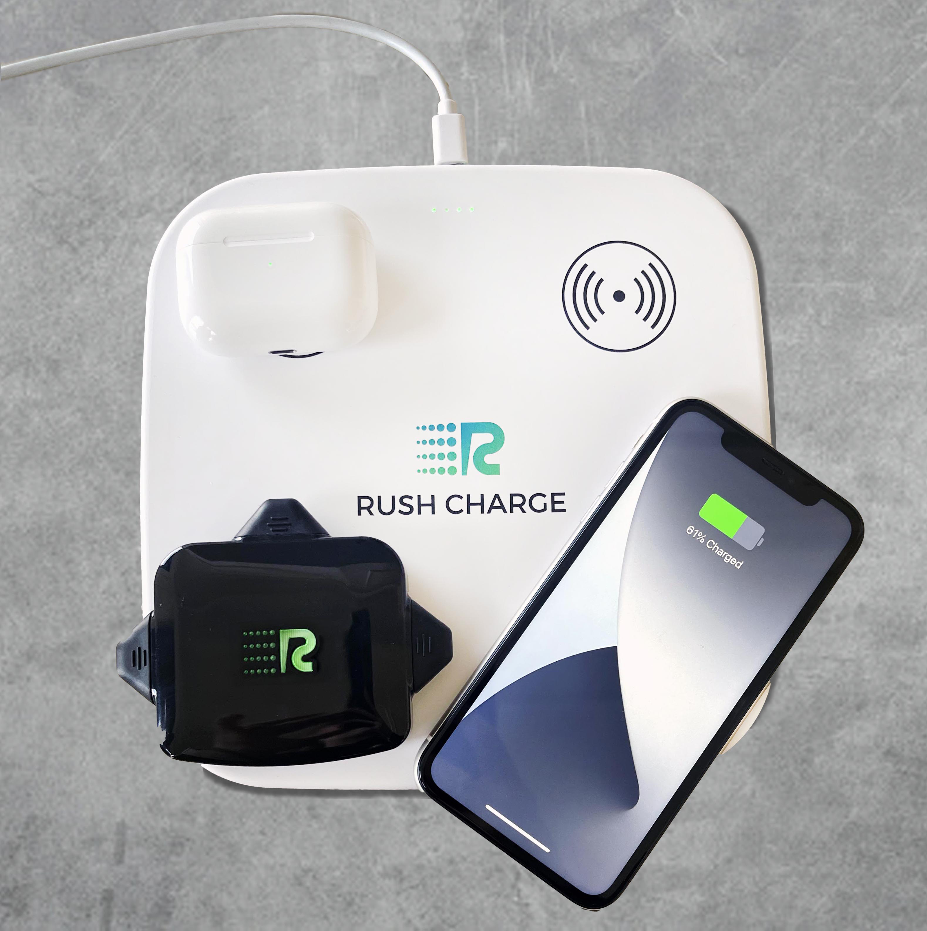 Rush Charge Quad Pad Wireless Charger - TSC.ca