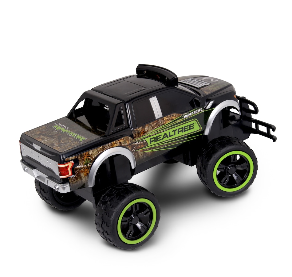 NKOK 14"L RealTree Ford F-150 Raptor (black) 1:14 Scale - TSC.ca