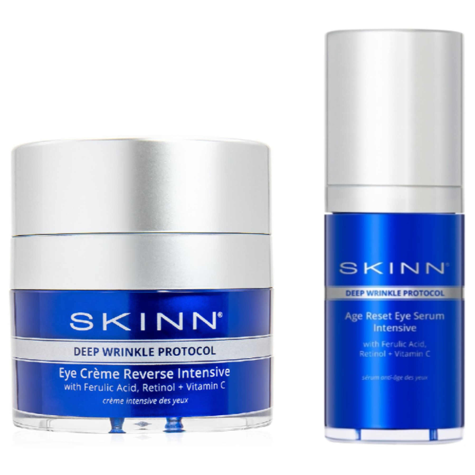 SKINN Collagenesis Deep Wrinkle Protocol Eye Creme & Serum Duo - TSC.ca