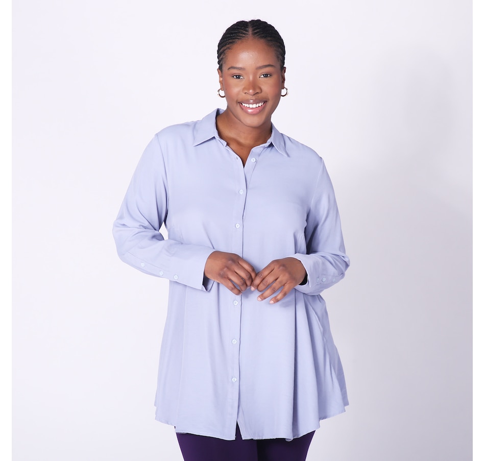 Red Coral Boyfriend Blouse - TSC.ca