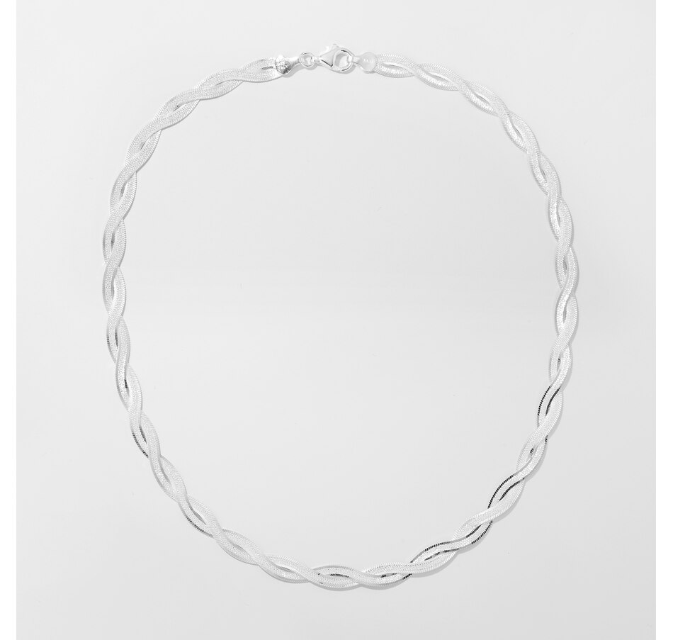 Silver Gallery Sterling Silver Twist Necklace - TSC.ca
