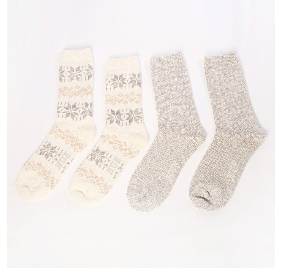 Hue Nordic Snowflake Book Socks (2-pack) - TSC.ca