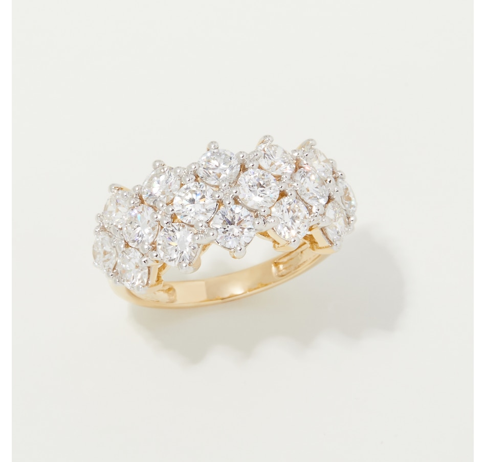 EVERA Diamonds 14K Gold Diamond Cluster Ring - TSC.ca