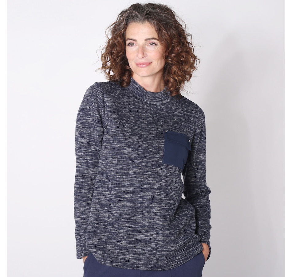 Mr. Max Zuri Knit Top with Taffeta Pocket - TSC.ca