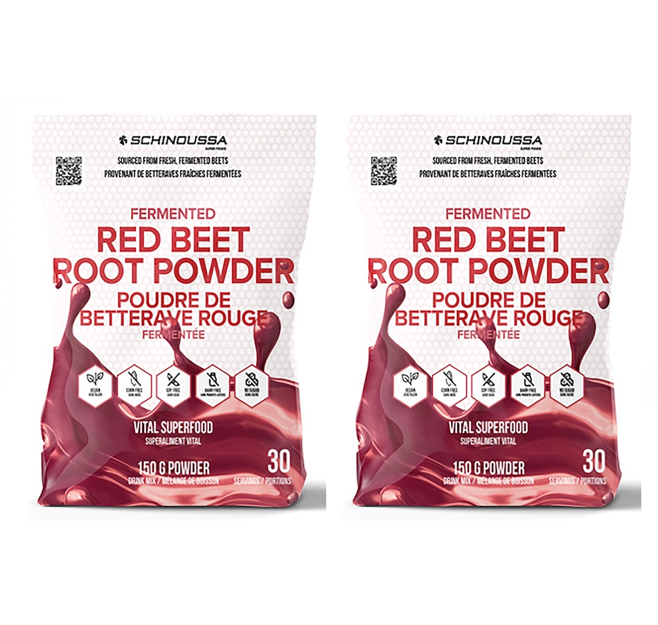 60-Day Auto-Delivery Schinoussa Fermented Red Beet Root Powder Duo - TSC.ca