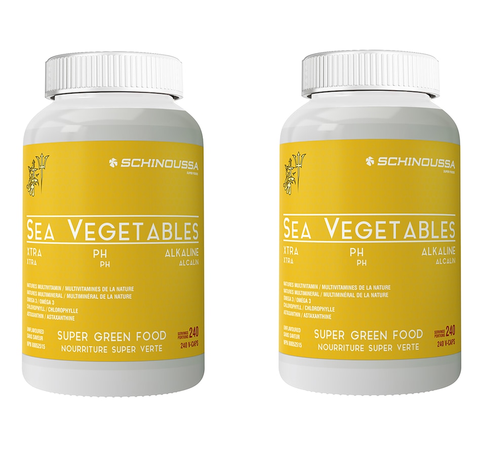 240-Day Auto-Delivery Schinoussa Super Food Sea Vegetables Pure PH Duo ...