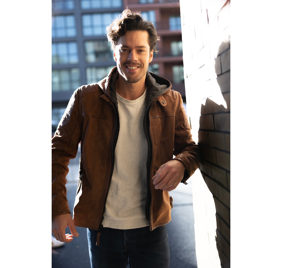 Mauritius Xilo Hooded Leather Jacket - TSC.ca