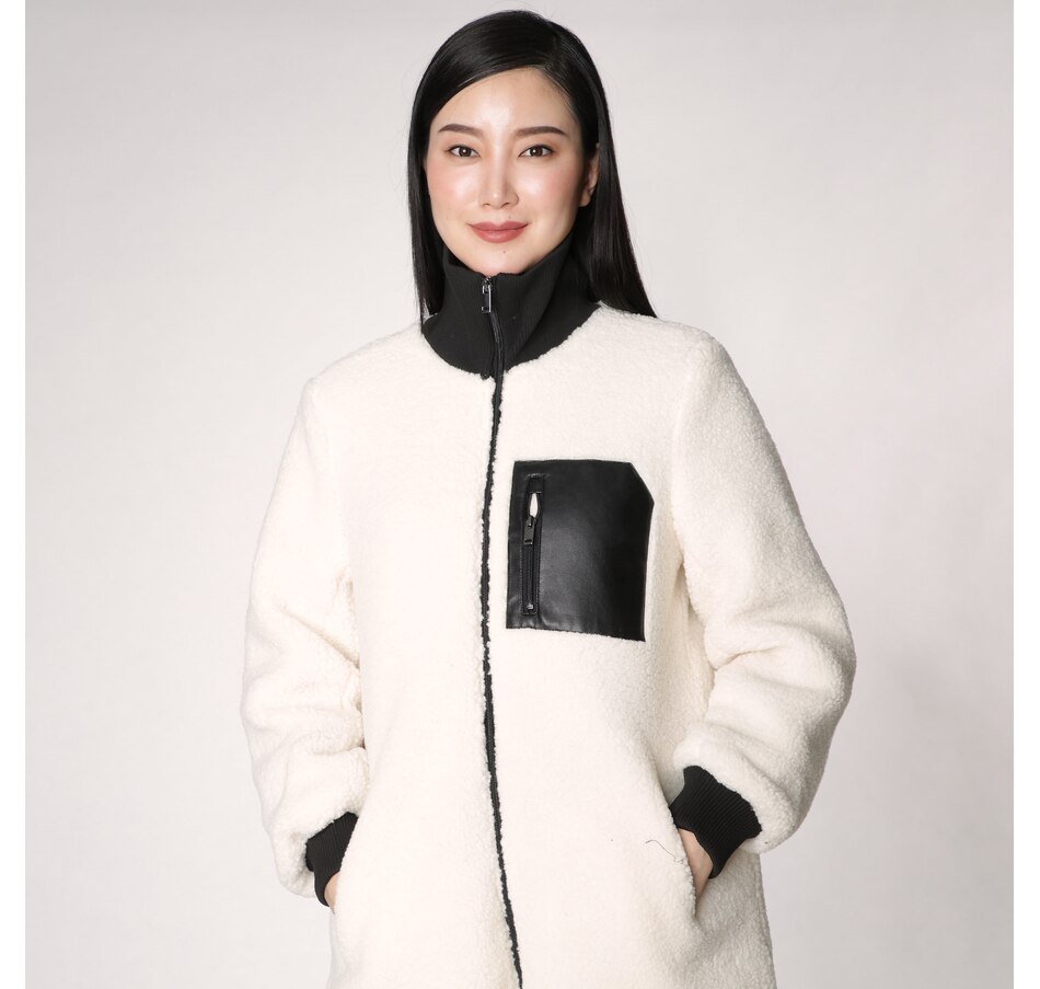 NVLT Berber Coat Trimmed With Vegan Patch Pocket - TSC.ca