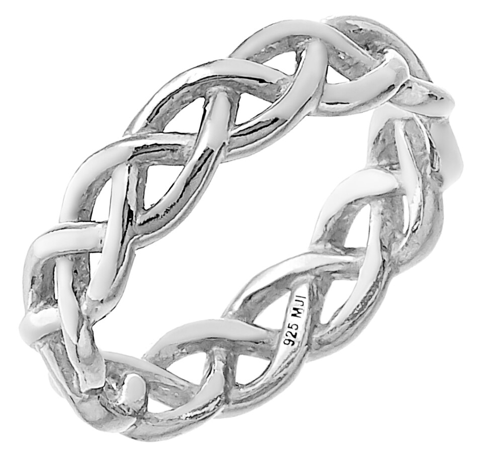 Jewellery - Rings - Silver Gallery Sterling Silver Chain Link Ring ...