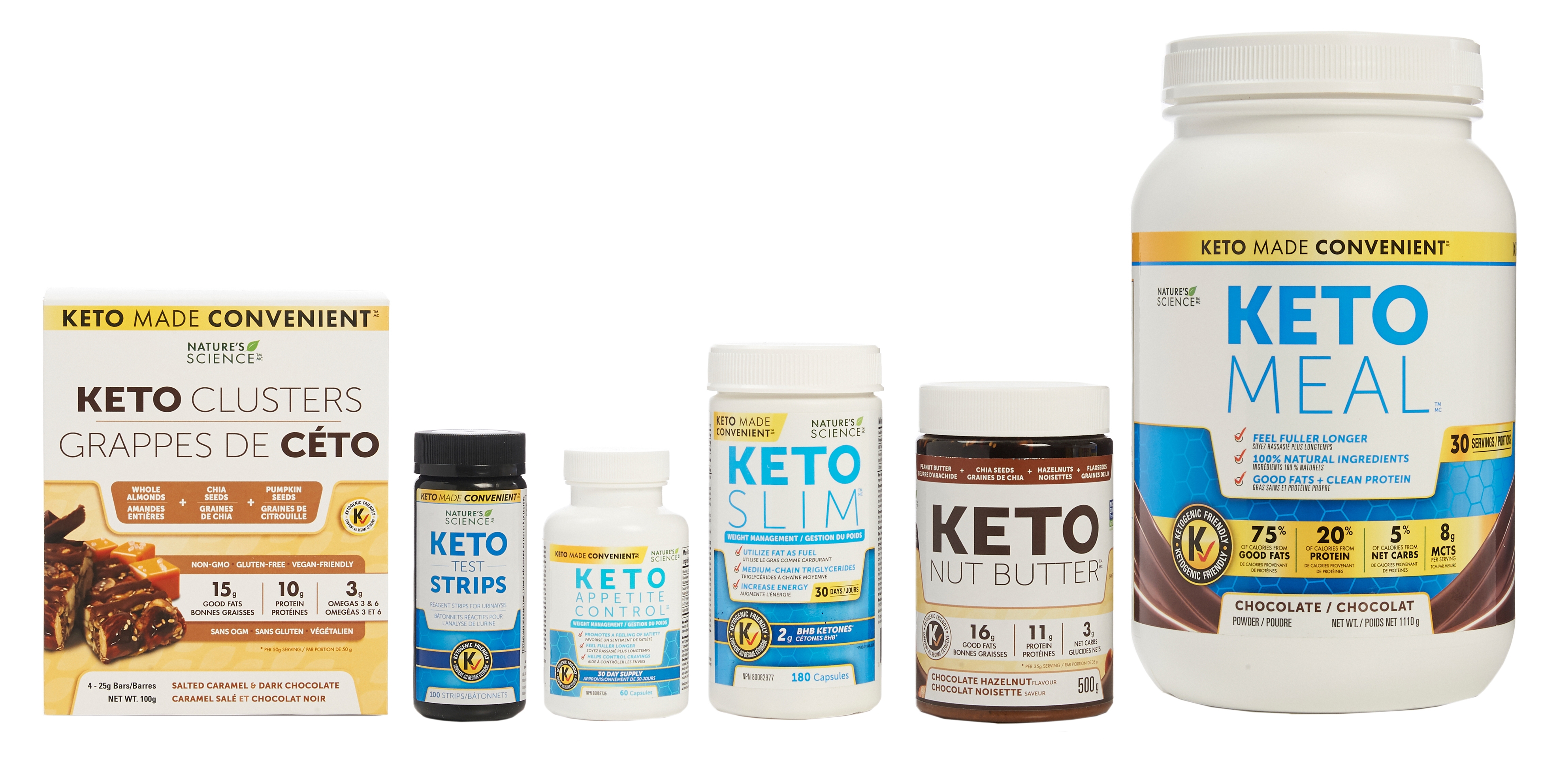 Keto Nature's Science 30-Day Bundle with Nut Butter and Nut Clusters in ...