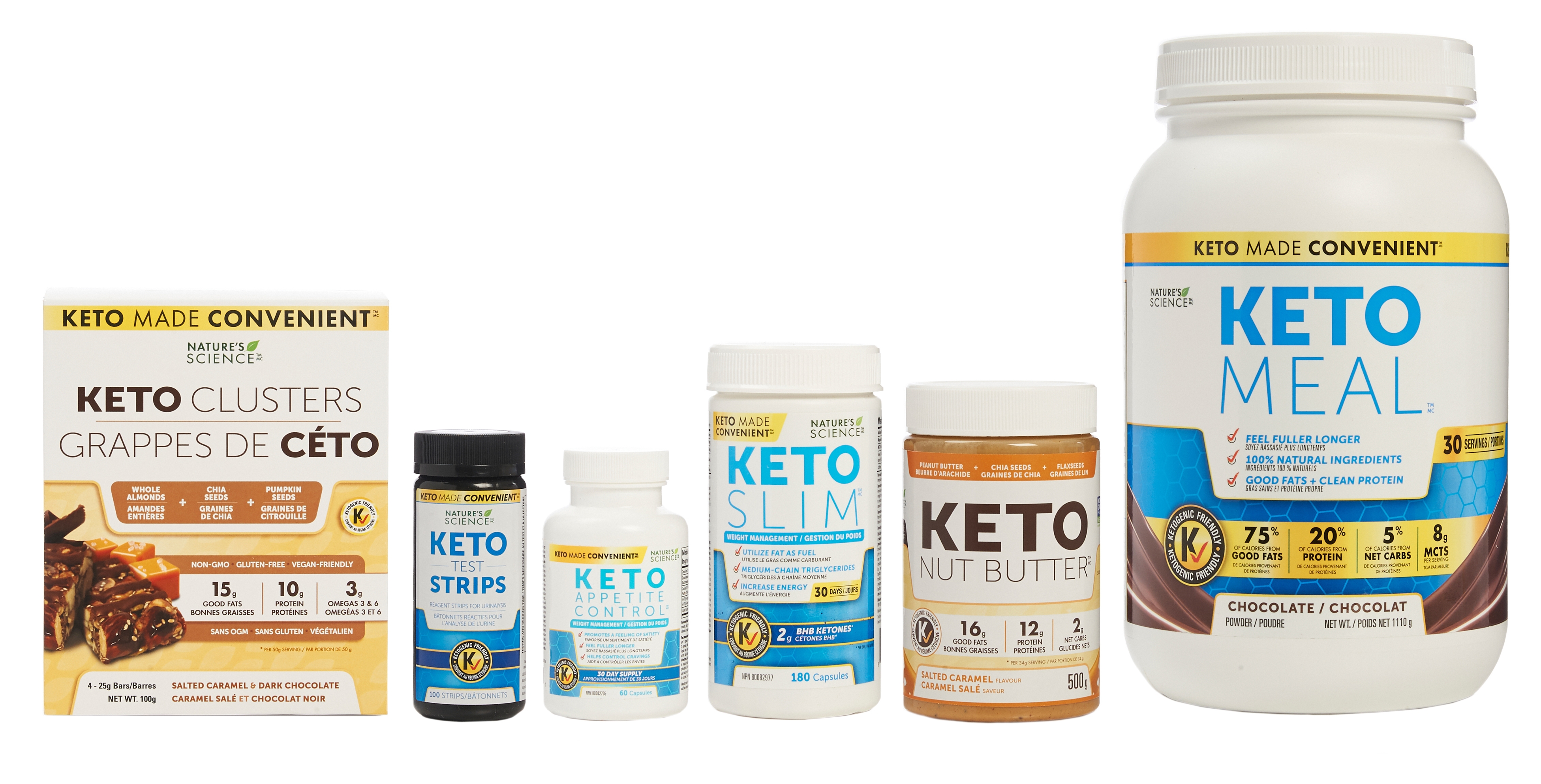 Keto Nature's Science 30-Day Bundle with Nut Butter and Nut Clusters in ...