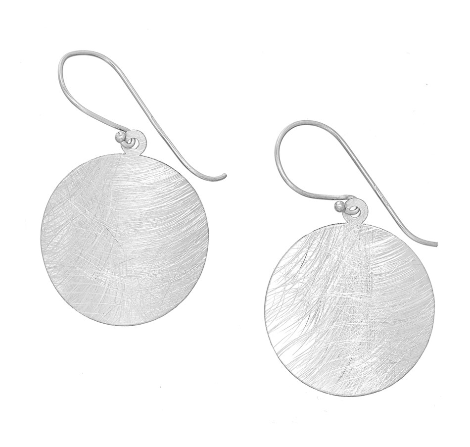 Silver Gallery Sterling Silver Textured Earrings - TSC.ca