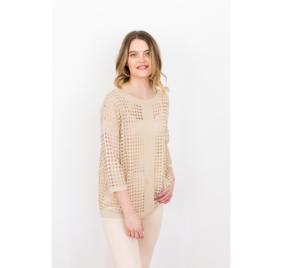 Nado Scoop Neck Mesh Pullover - TSC.ca