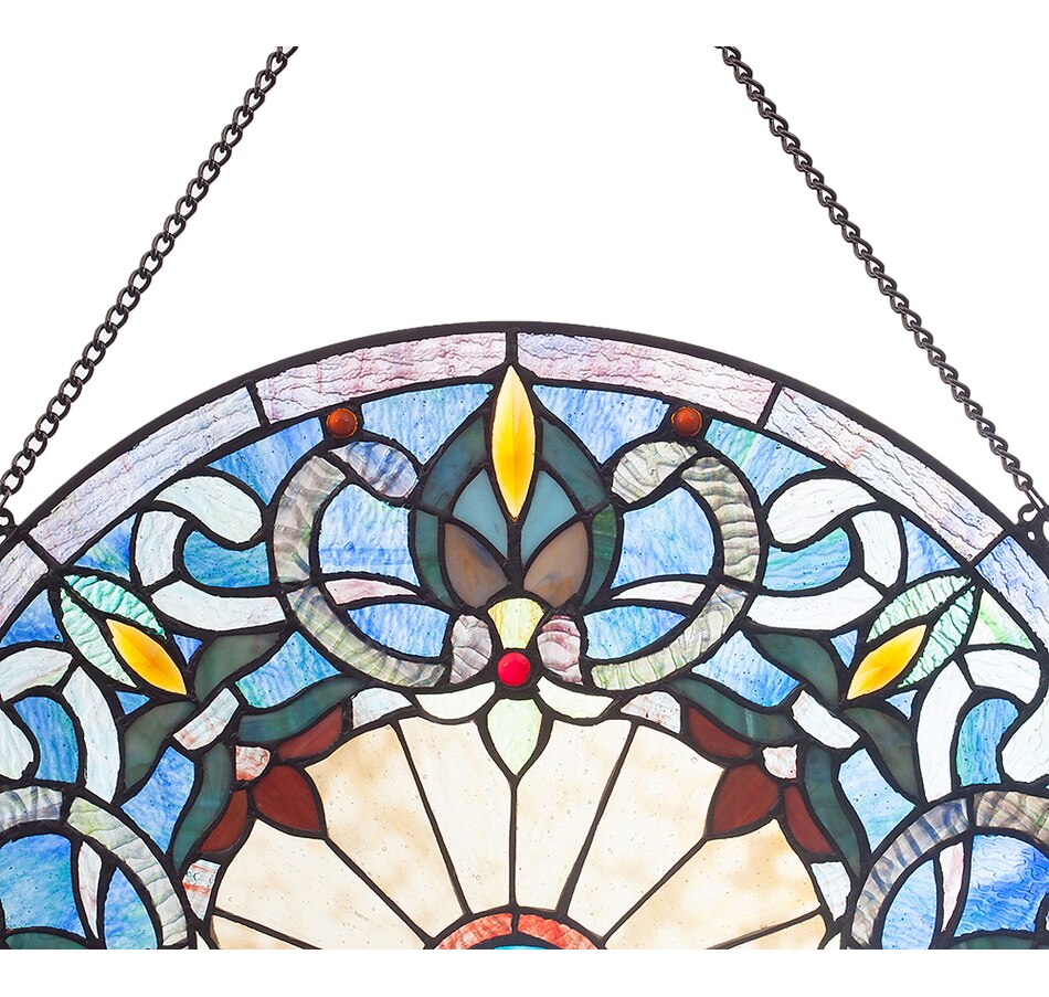 Tiffany Half Moon Window Panel - TSC.ca