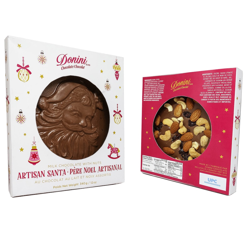 Donini Santa Medallion Cranberry Nut Bark in a Box - TSC.ca