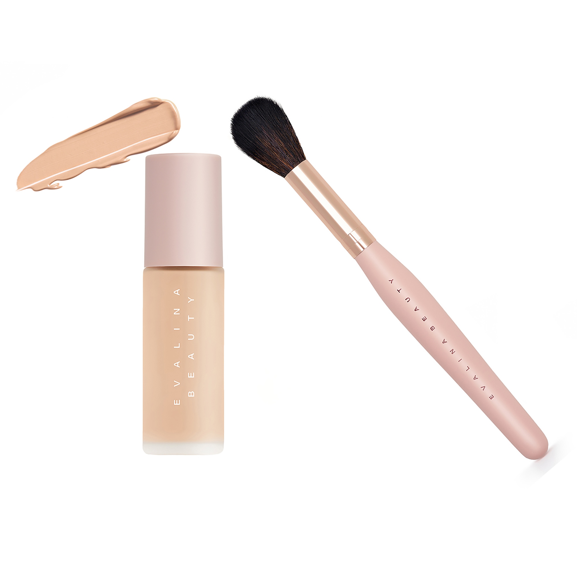 Evalina Beauty Dew Beauty Benefit Cream With Foundation Brush - TSC.ca