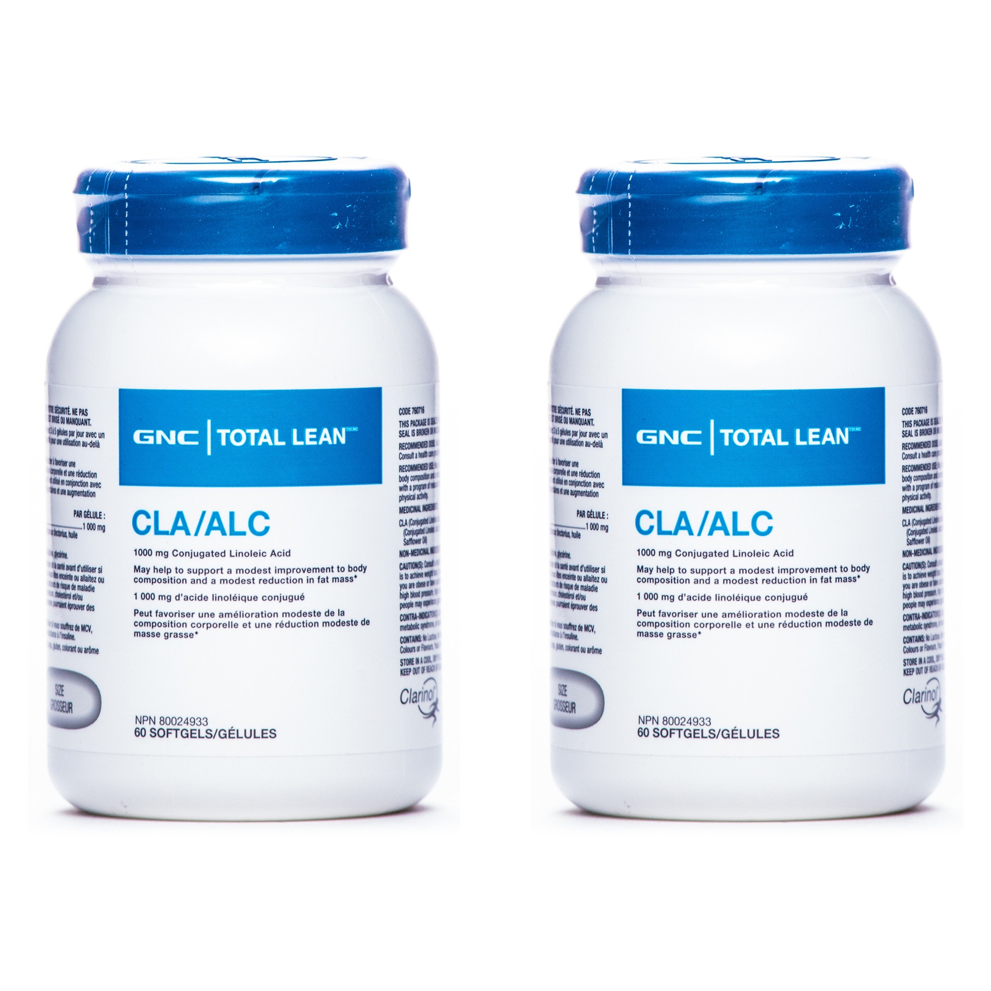GNC Total Lean CLA/ALC Linoleic Acid Twin Pack - TSC.ca
