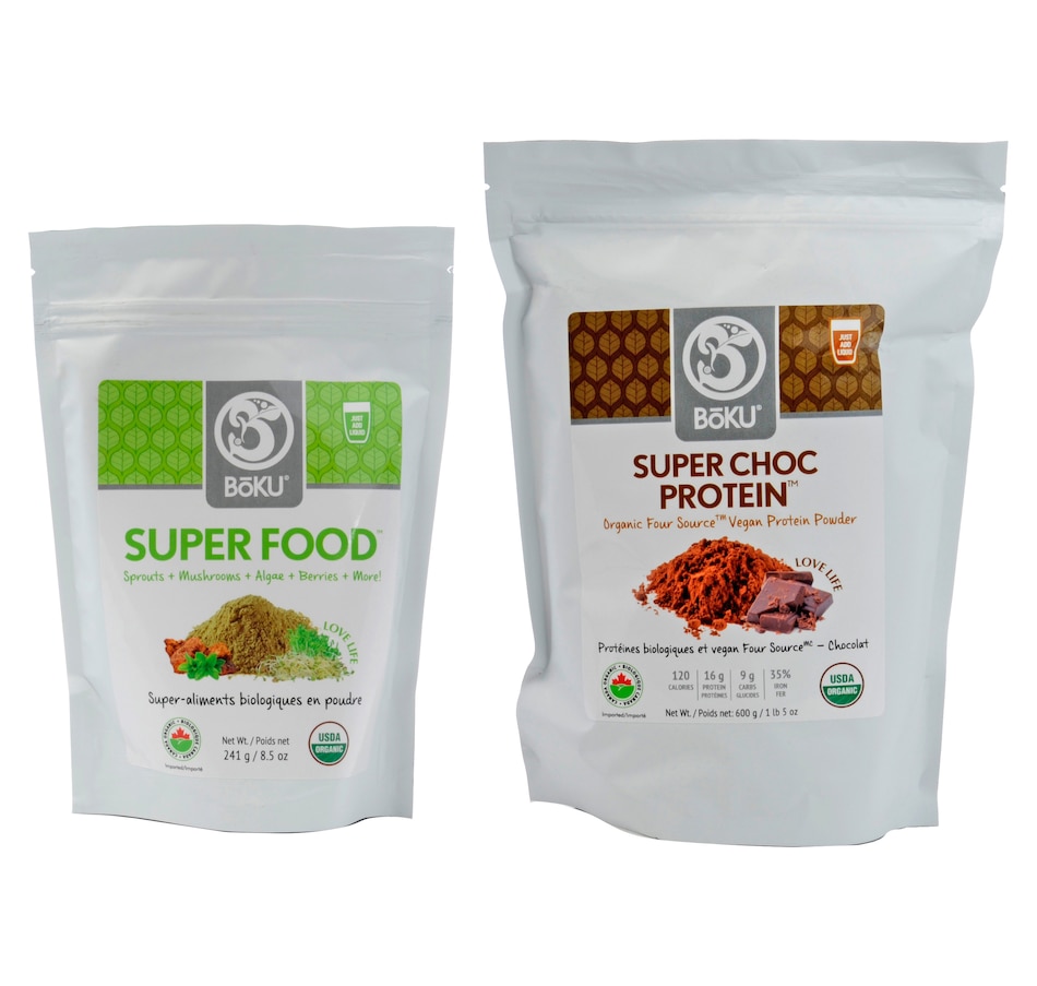 BoKU Super Food & Super Protein Duo in Chocolate - 30-Day Auto Delivery ...