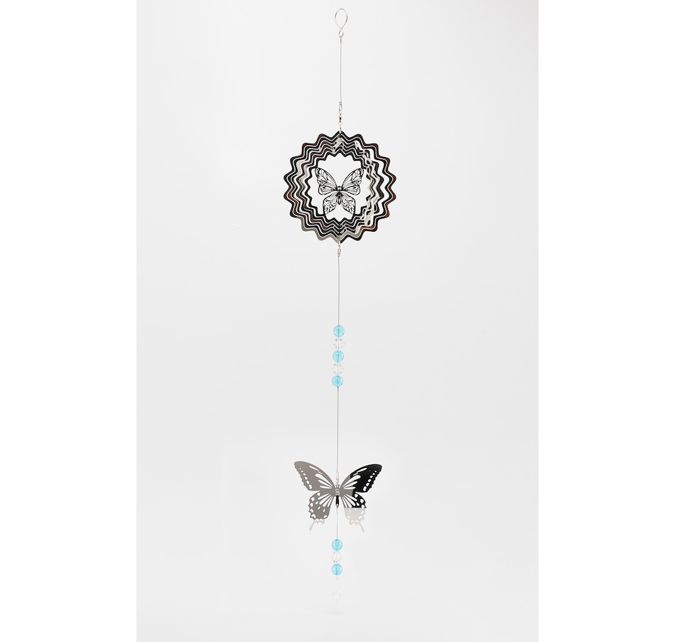 Double-Tier Stainless Steel Hanging Spinner with Jewels - TSC.ca
