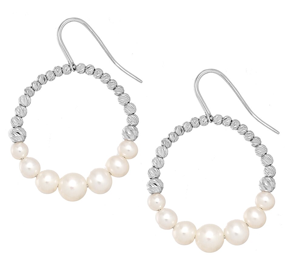 Imperial Pearls Sterling Silver Freshwater Pearl & Brilliance Bead ...