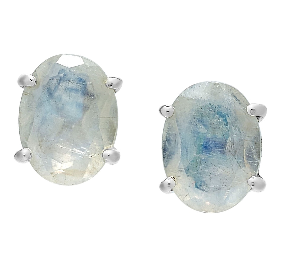 Himalayan Gems Sterling Silver Gemstone Stud Earrings - TSC.ca